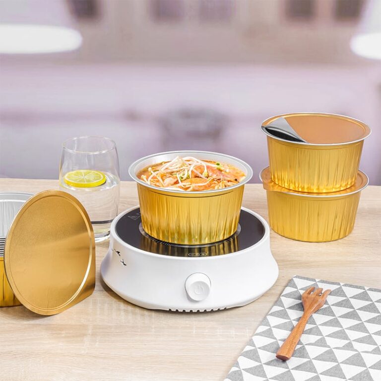 Custom Foil Heat Sealing Containers For Canned Food Packaging - Aikoufoil